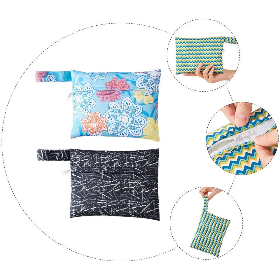 2 Pcs Bag for Storing Sanitary Napkins Multi-function Period Pouch ...