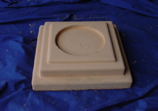 Square Column Base Plaster or Concrete Garden Craft Mold 8501 ...