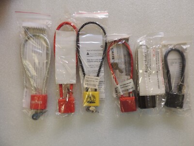 lot of 6 Firearm Gun safety cable locks cobra Regal Savage new in ...