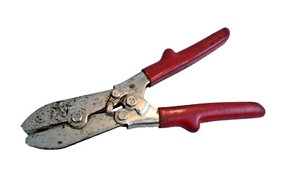 Malco Tools C5 Sheet Metal 5 Blade Pipe Crimper HVAC Tool 10" Long USA ...