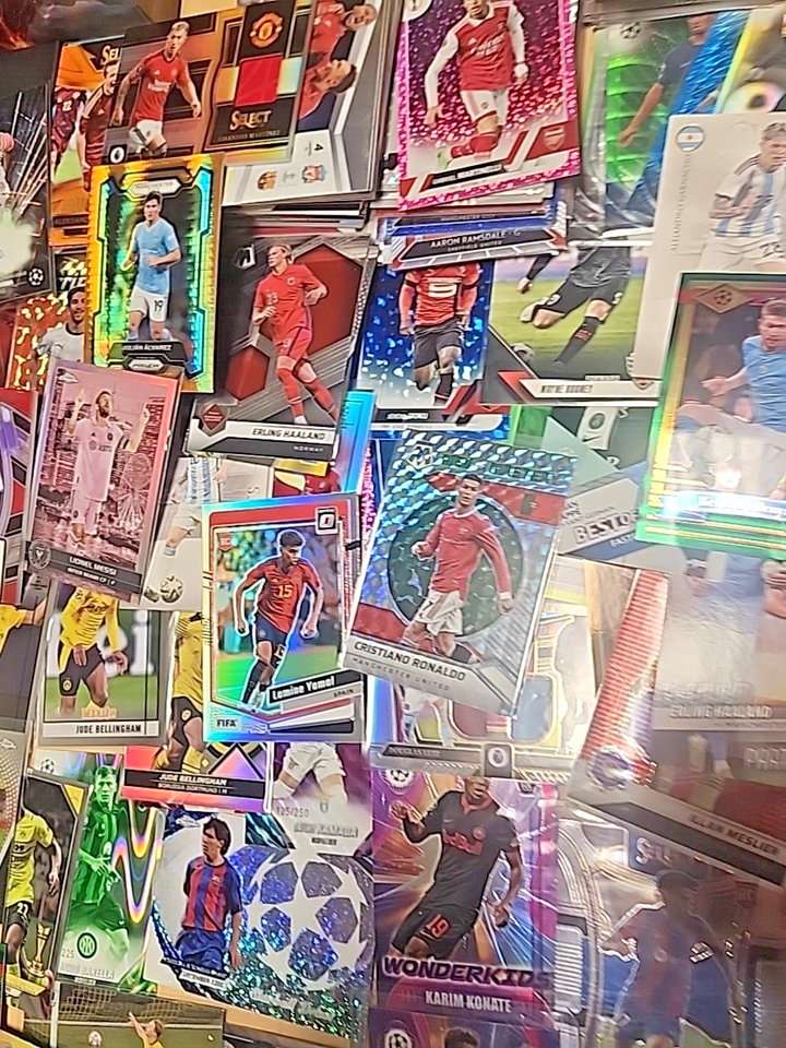The Best Soccer Card Collection JUMBO Lot + Autos, RC, Inserts, SP ...