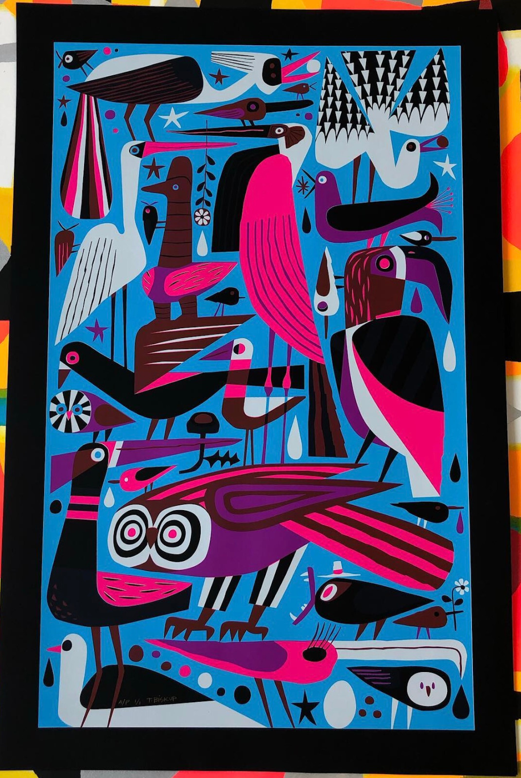 Tim Biskup #BRDZ Print 2020 Black Border Ltd. Edition of 15 | eBay