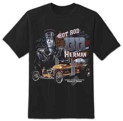The Munsters Hot Rod Herman Tee Drag-u-la & Grandpa Men's T-Shirt | eBay