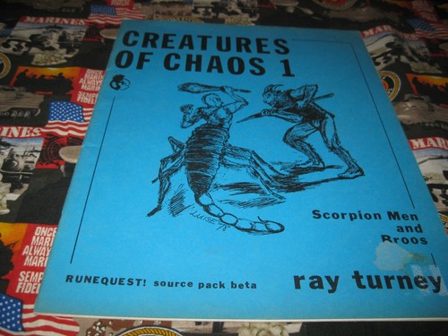 Chaosium Runequest Creatures of Chaos #1 - Scorpion Men & Broos | eBay