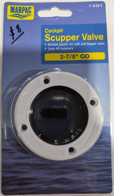 MARPAC Cockpit Scupper Valve 7-0351 | eBay