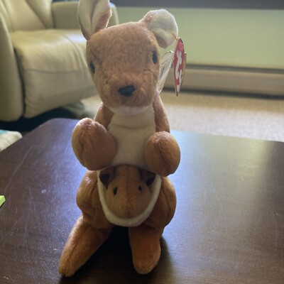 TY Beanie Baby - POUCH the Kangaroo (7 inch) 8421041619| eBay