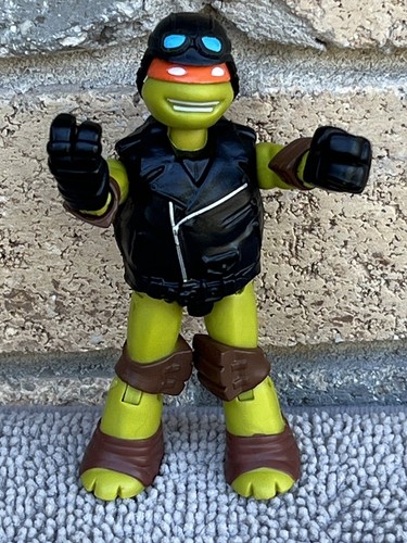 Ninja Turtle Action Figure Hot Rod Mikey TMNT 2014 4.5”in In ...