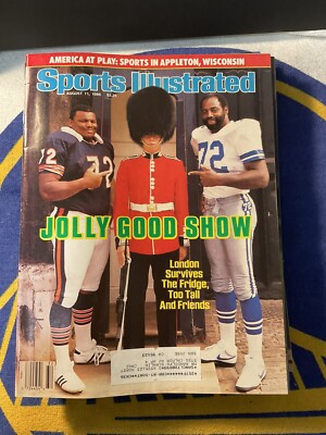 Sports Illustrated August 11, 1986 NFL In London - William Refrigerator ...