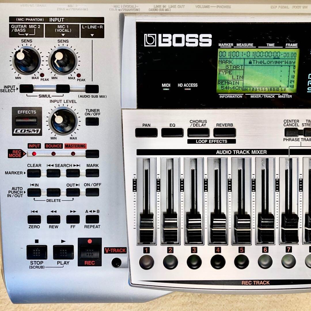 BOSS BR-1180CD Hard Disc Digital Recording Studio MTR Recorder Japan ...
