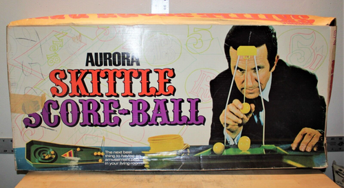 Vintage 1971 Skittle Score-Ball Game: Aurora No. 5510 In Original Box ...