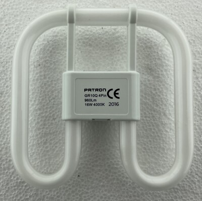 2D 16W 4 pin Cool White 4000k Patron PLQ GR10q 960lm 05828 Single Pack ...