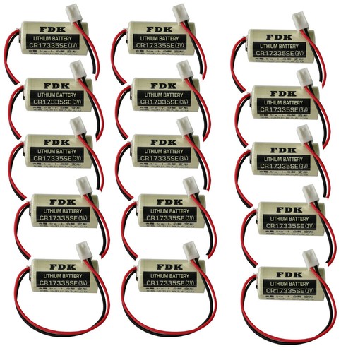 15x FDK CR17335SE 3V Epson Robot Controller RC series Battery ...