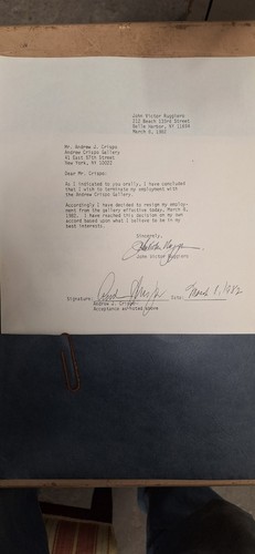 A Resignation Letter From Former ANDREW CRISPO GALLERY associate- NYC ...