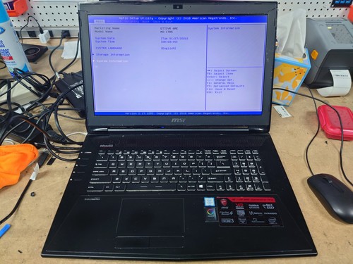 MSI GT72VR 6RE Dominator Pro 17.3" i7-6700HQ 8GB RAM 256GB SSD GTX 1070 ...