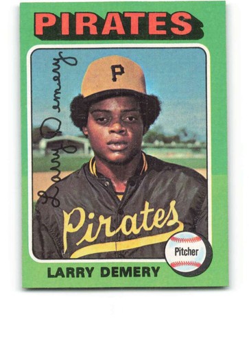 1975 Topps Mini #433 Larry Demery NM Near Mint RC Rookie Pirates ID ...