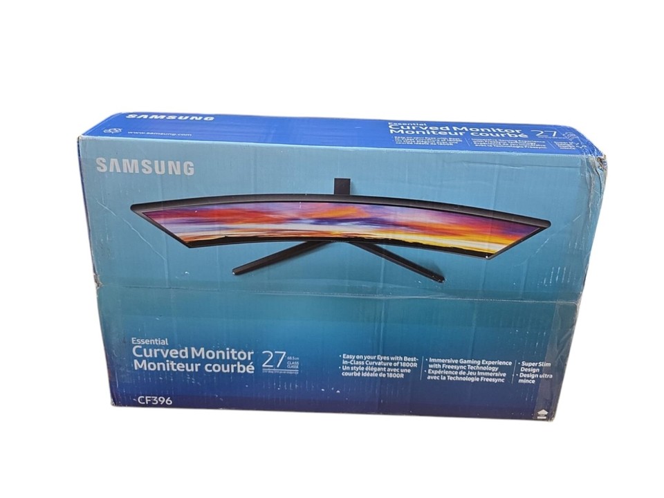 Samsung CF396 27" Curved LED Monitor Super Slim Design (LC27F396FHNXZA ...