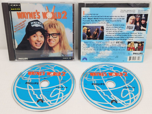 Wayne's World 2 for Philips CD-i cdi Movie Video 2 Disks 1993 Mike ...