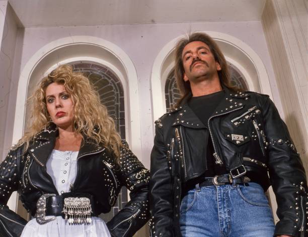 Dance pop group Will to Power Bob Rosenberg and Suzi Carr 1980s Old ...