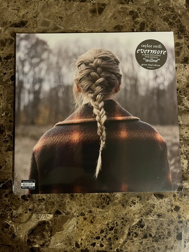 TAYLOR SWIFT - EVERMORE; Double LP Translucent Green Vinyl, Ready To ...