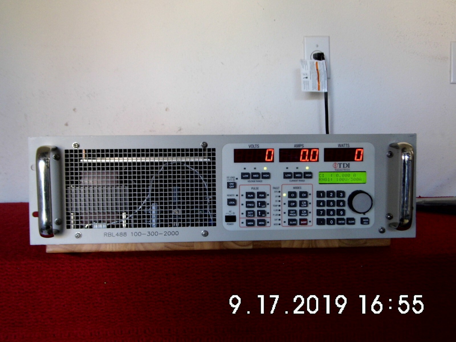 TDI Dynaload RBL488 100-300-2000 DC Electronic Load-GPIB & Ethernet (2 ...