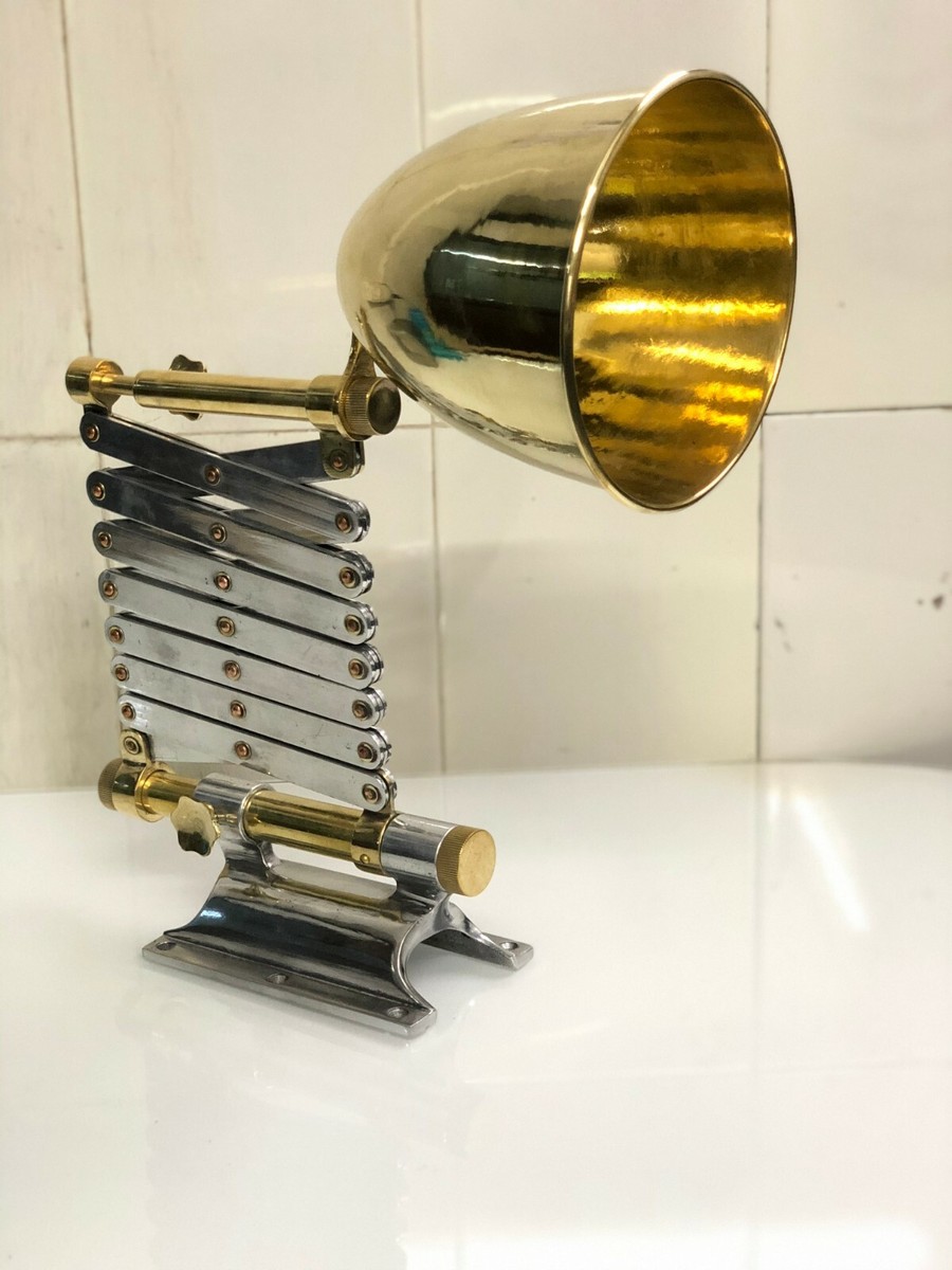 Scissor Wall Lamps Swing Arm Vintage Extendable Wall Lamp Antique Zinc