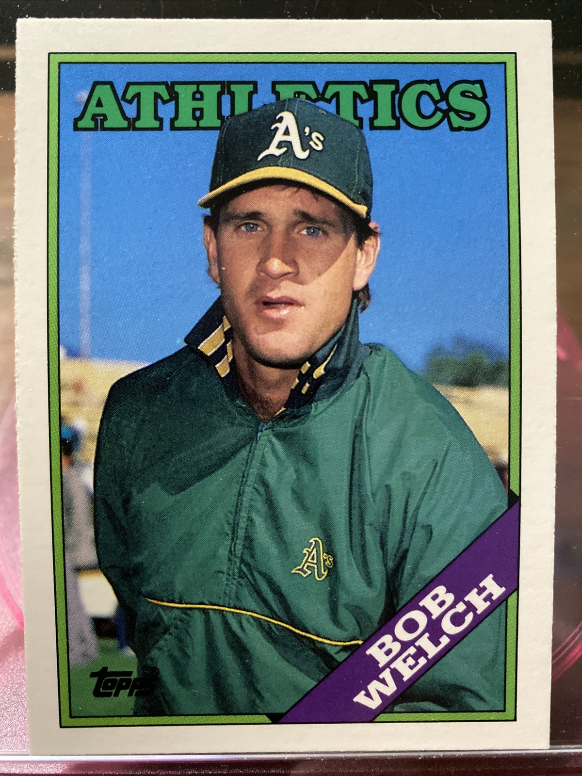 1988 Topps Traded Baseball Bob Welch #127T Oakland Athletics | eBay