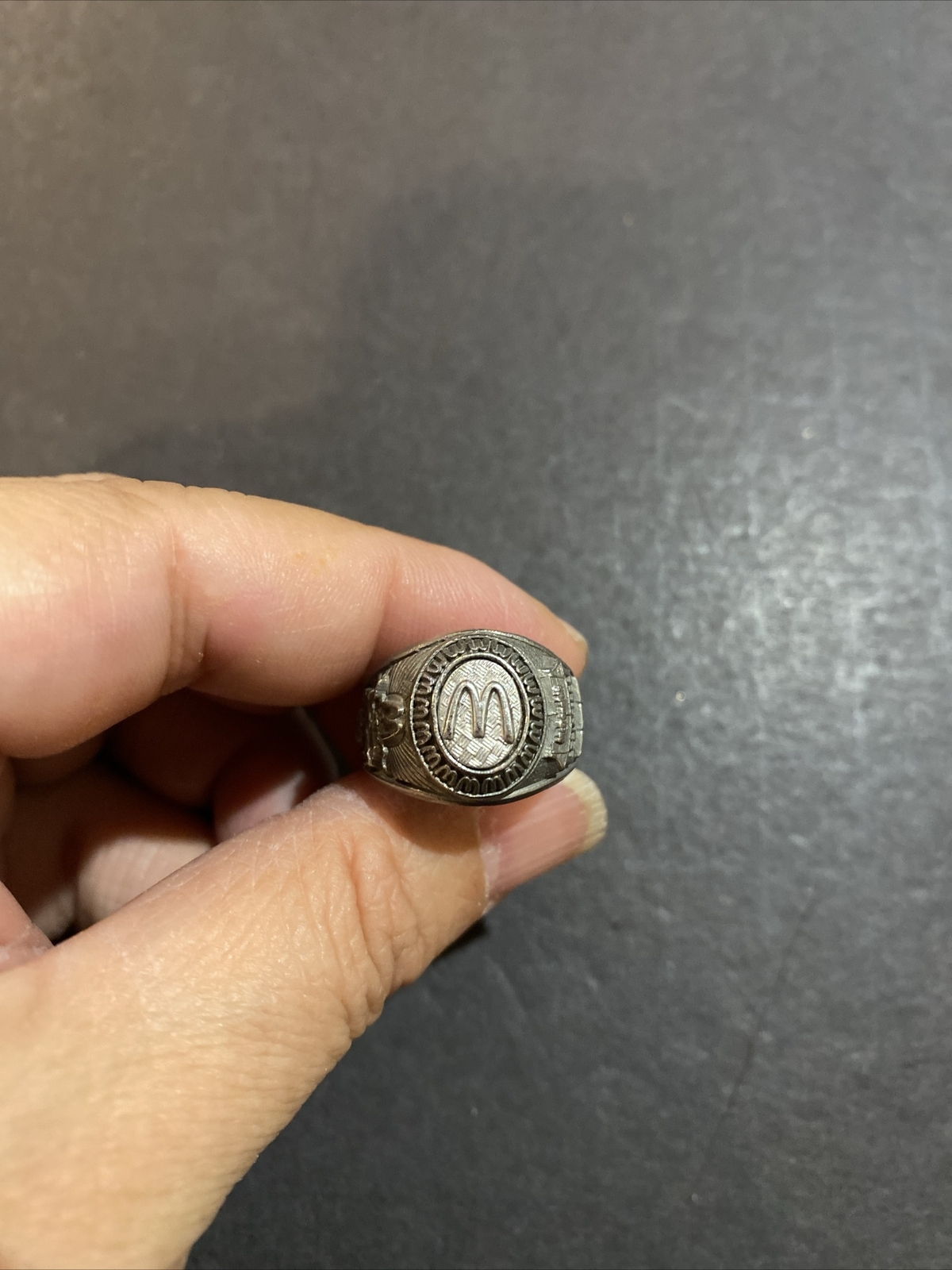 McDonald's Vintage Employee Recognition Ring Stainles… - Gem