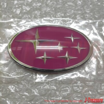 SUBARU IMPREZA WRC GC8 / GF8 Custom Pink Emblem Badge Ornamental Rare ...
