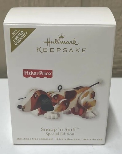 Hallmark Fisher Price Snoop ‘n Sniff Christmas Ornament Dog Special Ed ...