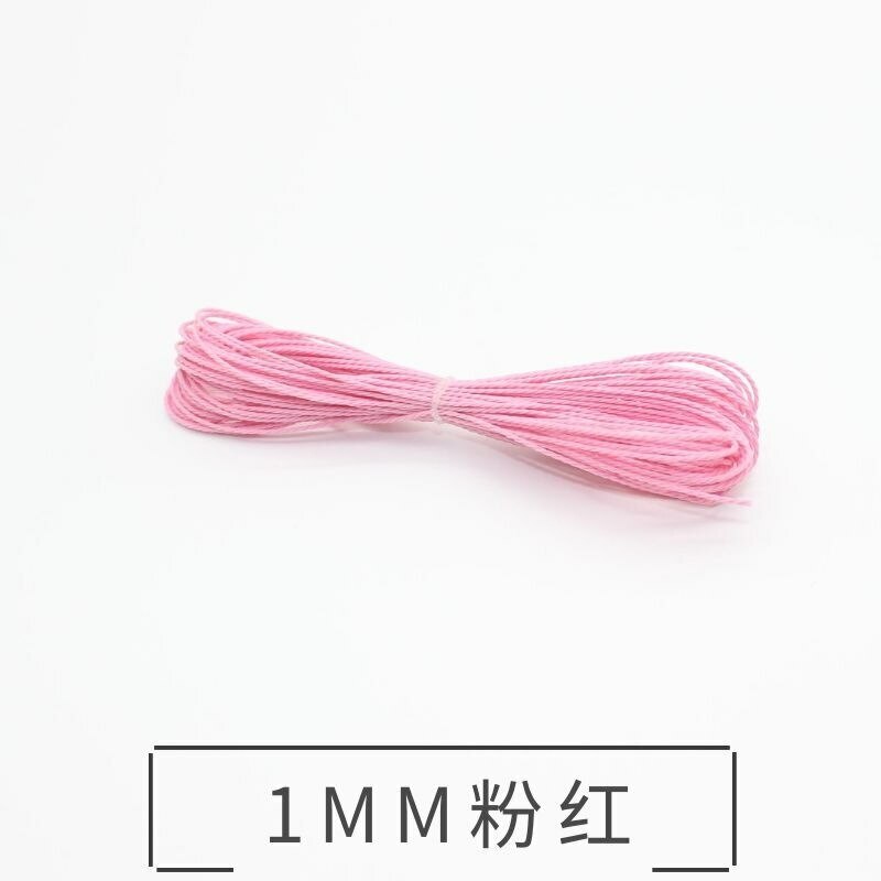 1mm Cotton Waxed Cord Beading Rattail Braided DIY String Thread ...