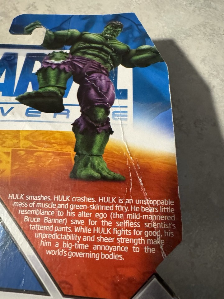 GREEN HULK ( 4" ) ( 2011 ) MARVEL UNIVERSE SERIES #4 ACTION FIGURE #009 ...