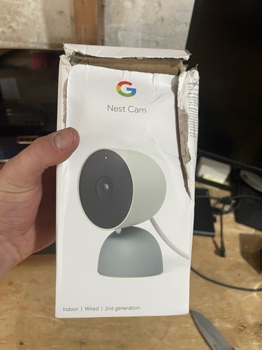 Google Nest Cam Indoor Wired Security Camera Fog GJQ9T (H) | eBay