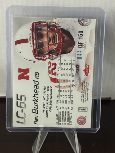 2013 Fleer Retro Legacy Collection Rex Burkhead Rookie Rc | eBay