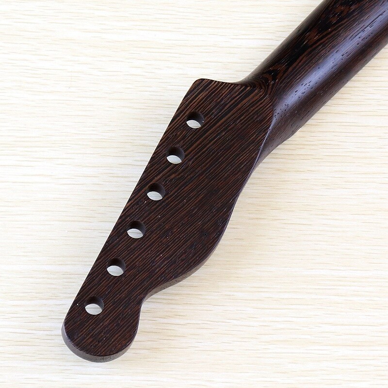 22 Fret Stainless Guitar Neck Wenge Fingerboard Nitro 9.5" for Fender ...