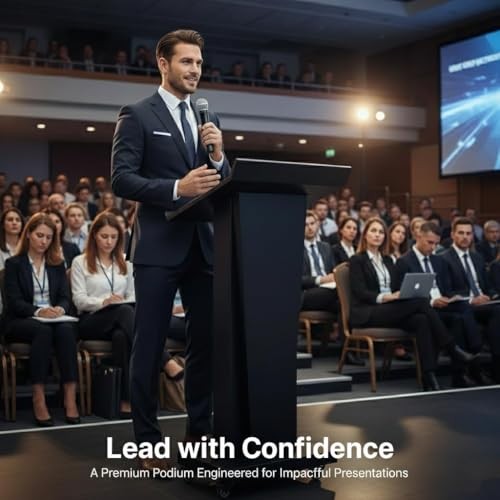 Metal Podium Stand, Lectern for Presentations () Black-03 | eBay