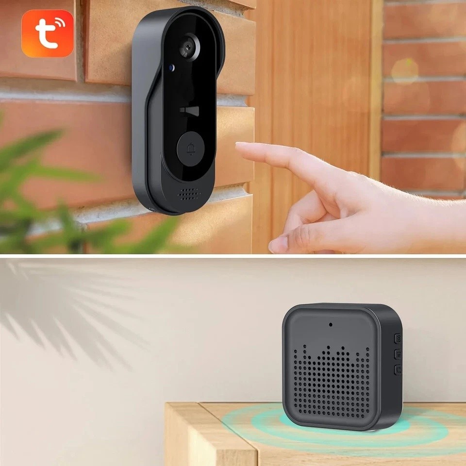 Smart Wireless WiFi Doorbell Camera Phone Door Ring Video Intercom ...