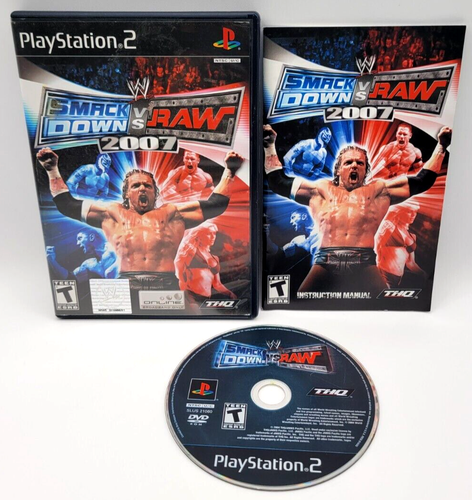 WWE SMACKDOWN VS. RAW PS2 GAME CIB COMPLETE IN BOX PLAYSTATION 2 | eBay