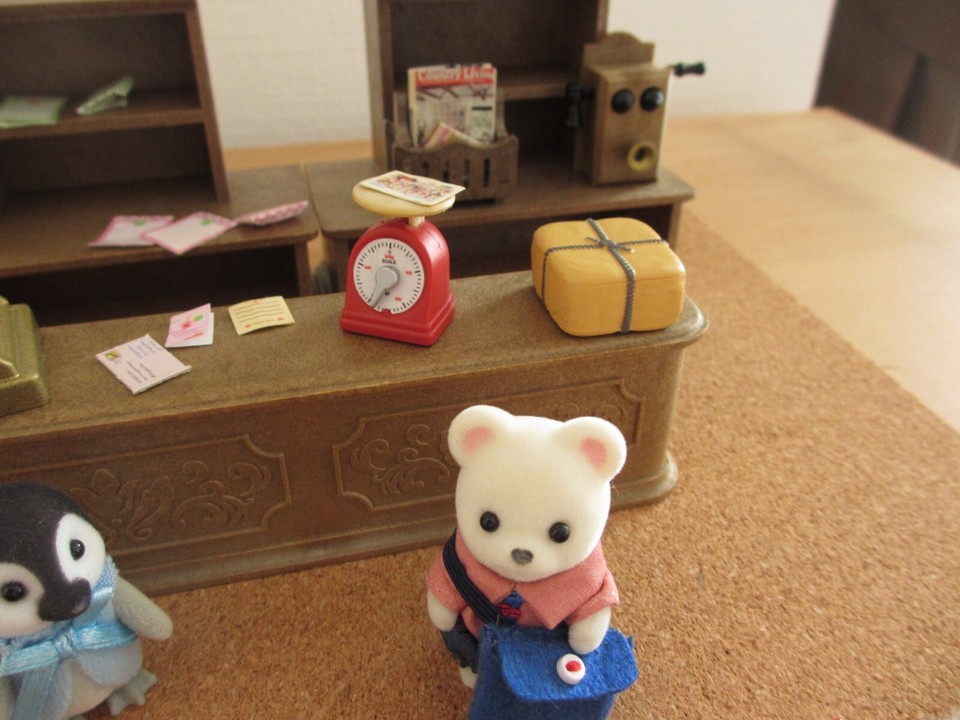 Sylvanian Families Secrets of Post Office Baby Mole Postal Uniform ...