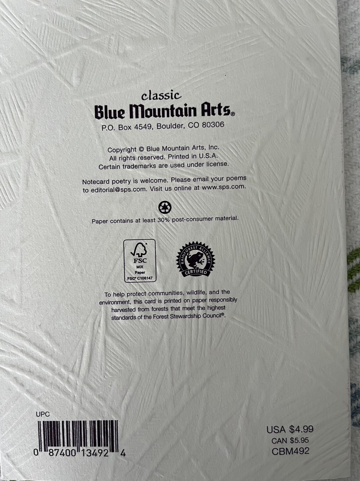 New Blue Mountain Arts Card YOU ARE MY PERFECT LOVE | eBay