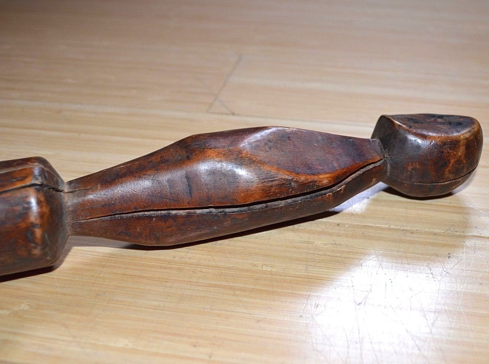 Antique Zande Azande African Tribe Wood Figure Post Statute Staff Congo ...