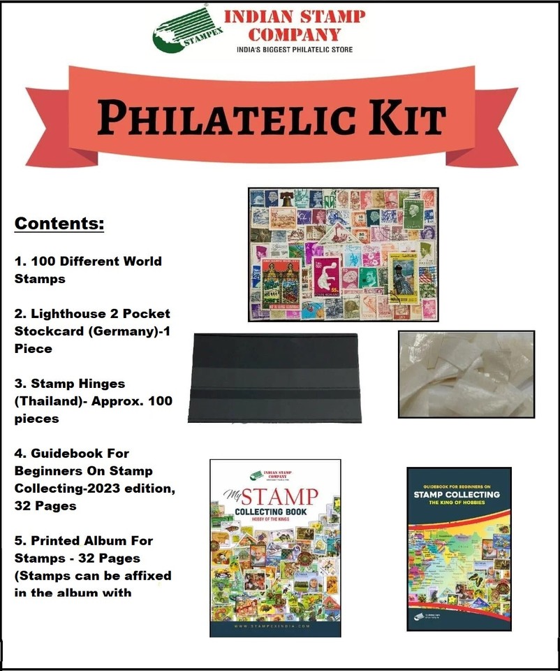 Philatelic Kit For Beginners, Stamp Collecting Starter Kit- 5 Items | eBay