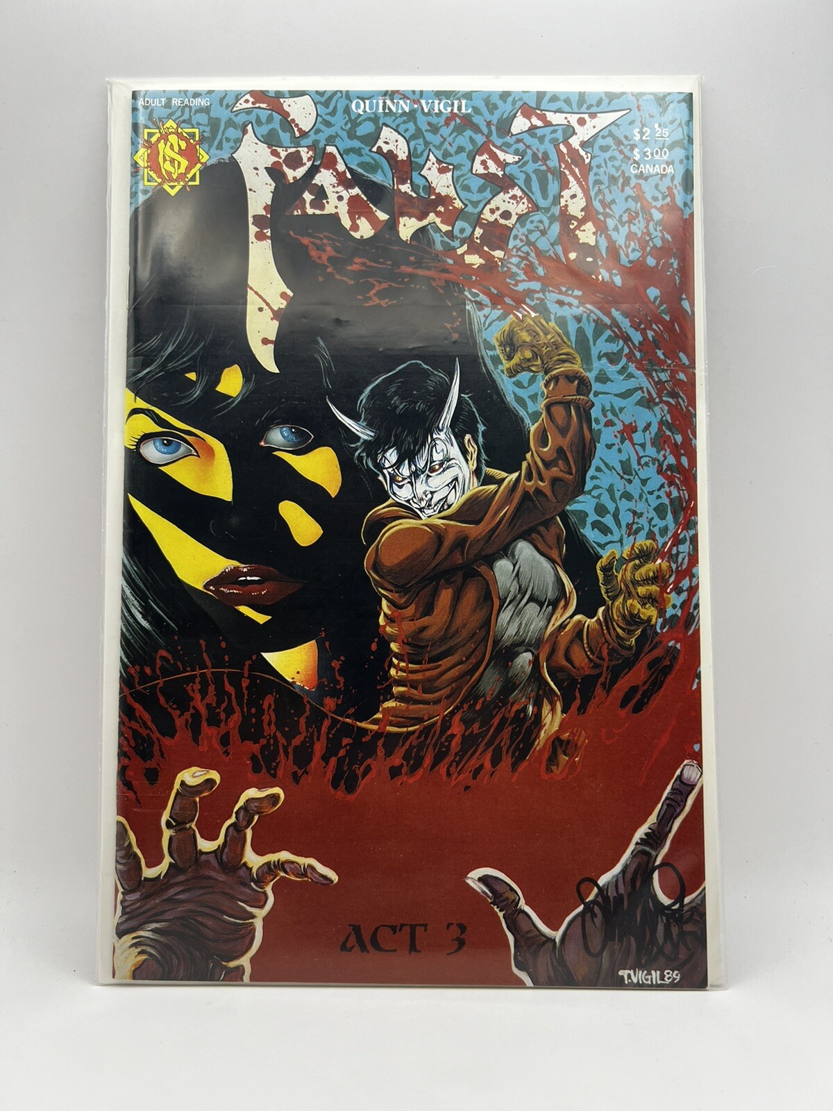 FAUST 3 NORTHSTAR PUBLISHING 1989 SIGNED TIM VIGIL Mint Rare Find | eBay