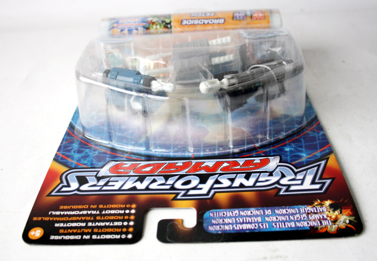 TRANSFORMERS 2003 ARMADA UNICRON BATTLES BROADSIDE FETCH SCATTOR NEW ...
