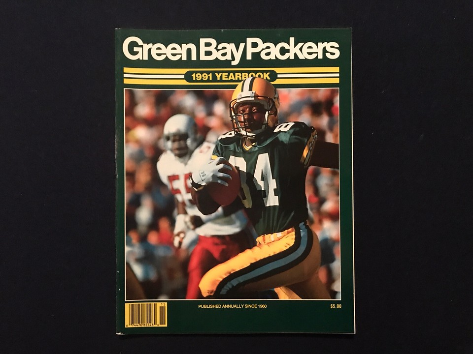 Green Bay Packer Yearbook 1990 1991 1992 1993 1994 1995 1996 1997 1998 ...