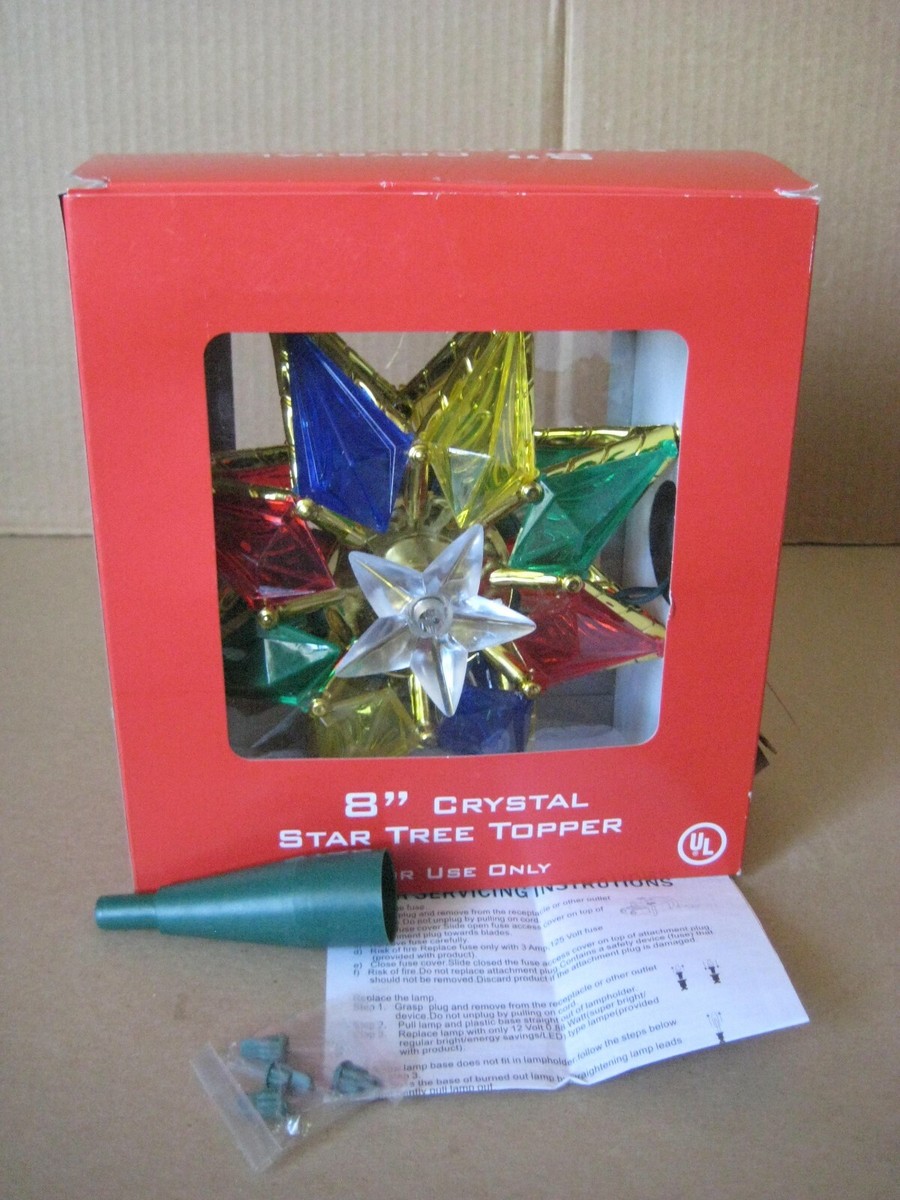 Crystal Glass Tree Topper