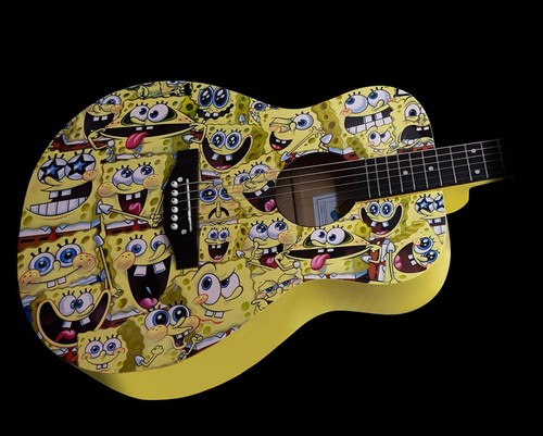 Spongebob Acoustic Guitar Dreadnought Full Size Outfit - | eBay