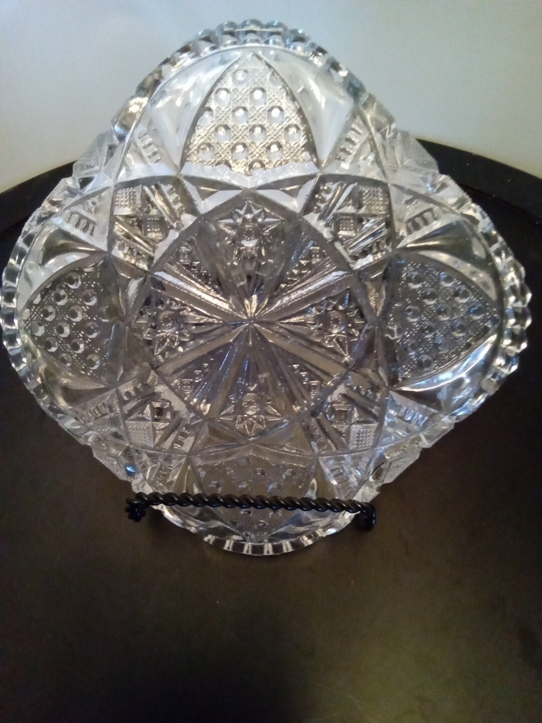 Antique EAPG square PLATE/DISH sunbeam Pattern McKee Bros 1898 EAPG ...