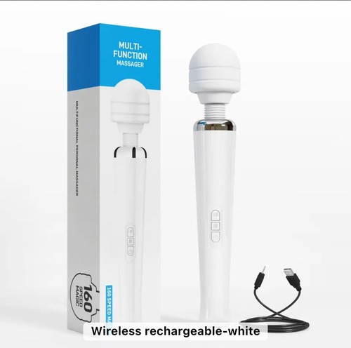 Magic Rechargeable Wand Massager–20 Vibrator Modes | Full-Body ...