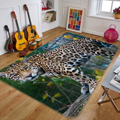 3D Leopard Pattern G015 Animal Non Slip Rug Mat Elegant Photo Carpet ...