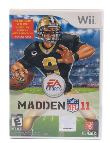 EA Sports Madden NFL 11 Wii Game Case with Instruction Book 2010 | eBay